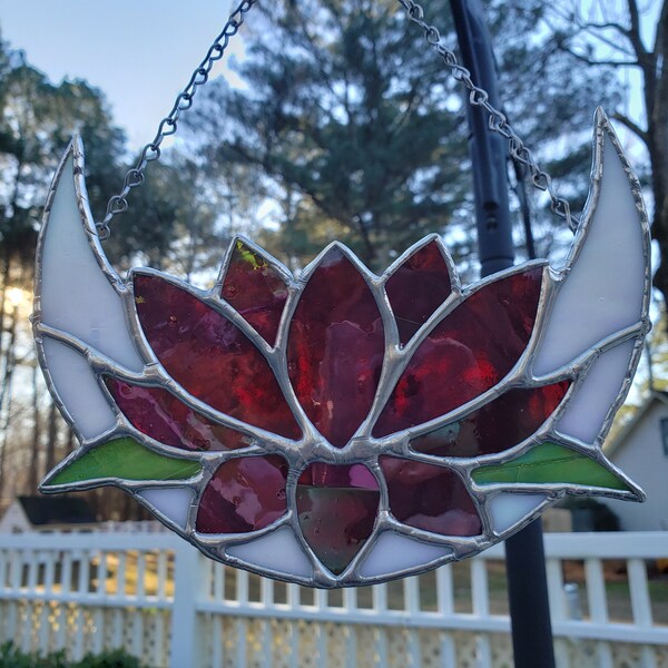 Stained Glass Lotus - Etsy