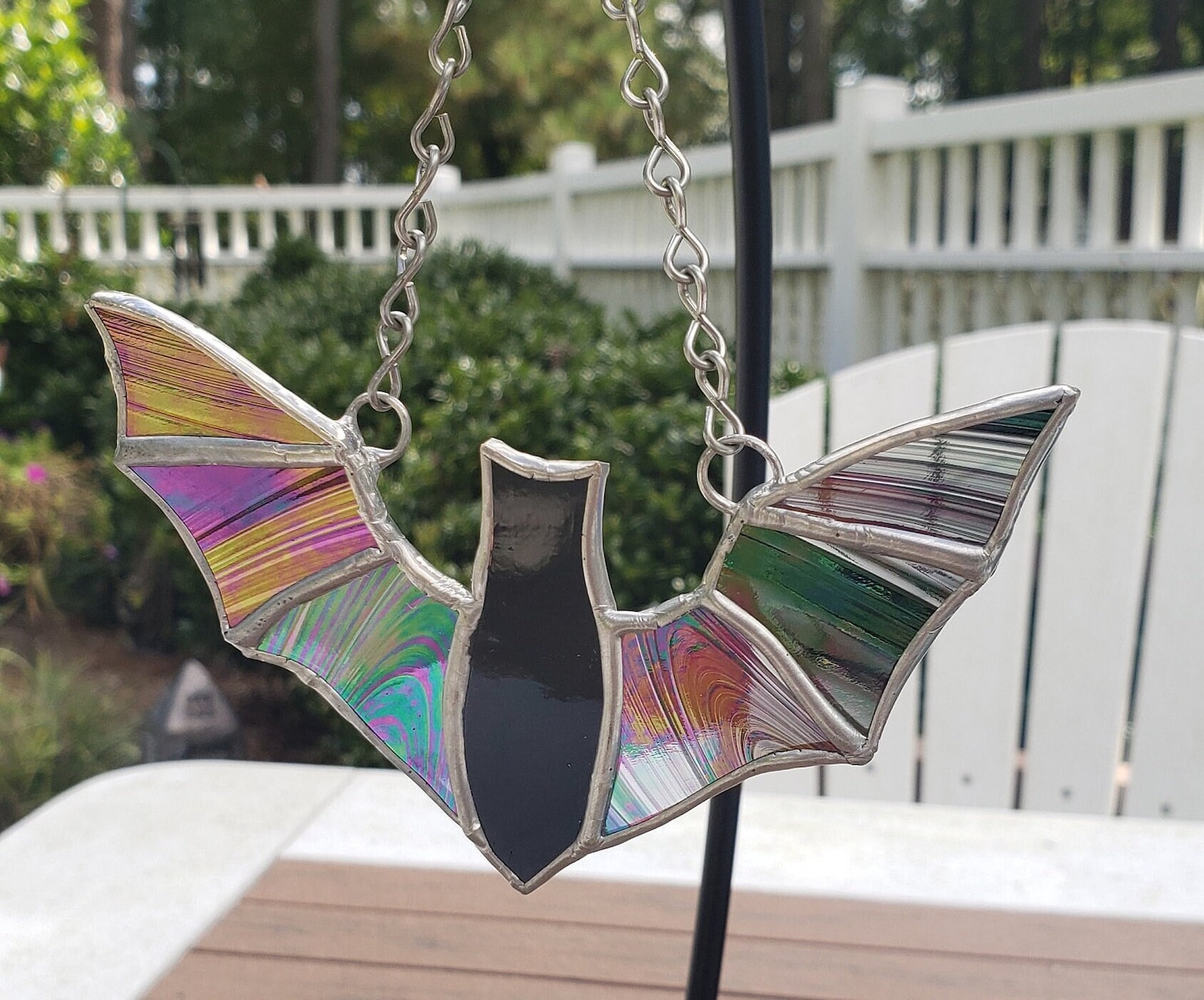 Stained Glass Bat Suncatcher - Etsy