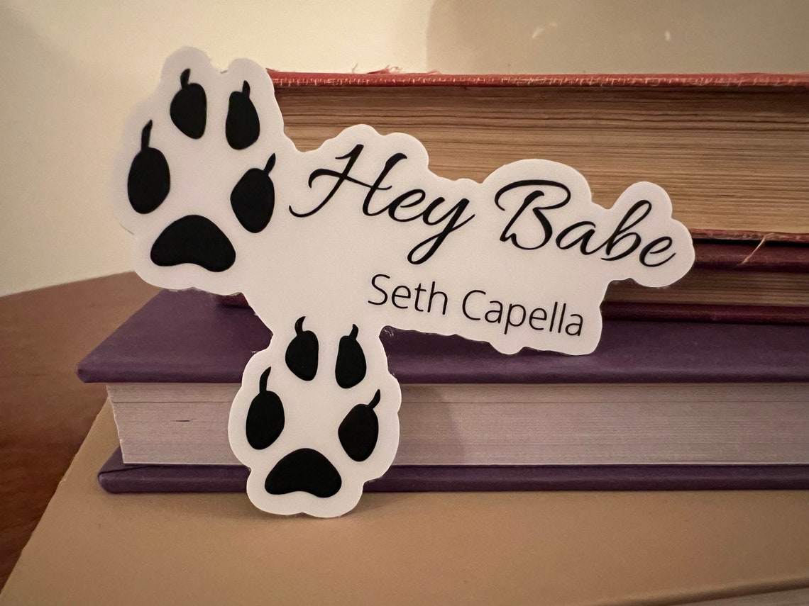 Zodiac Academy Sticker Hey Babe Seth Capella - Etsy