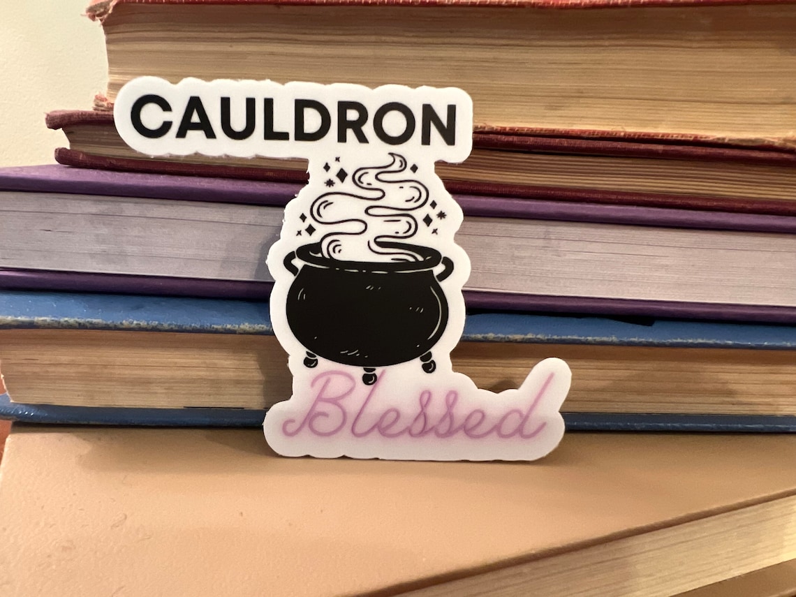Cauldron Blessed Sticker, Acotar, Book Lover - Etsy