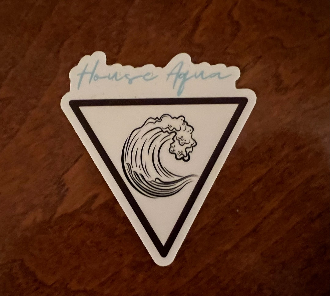 Zodiac Academy House Aqua Sticker, Max Rigel, Zodiac Houses, Zodiac ...