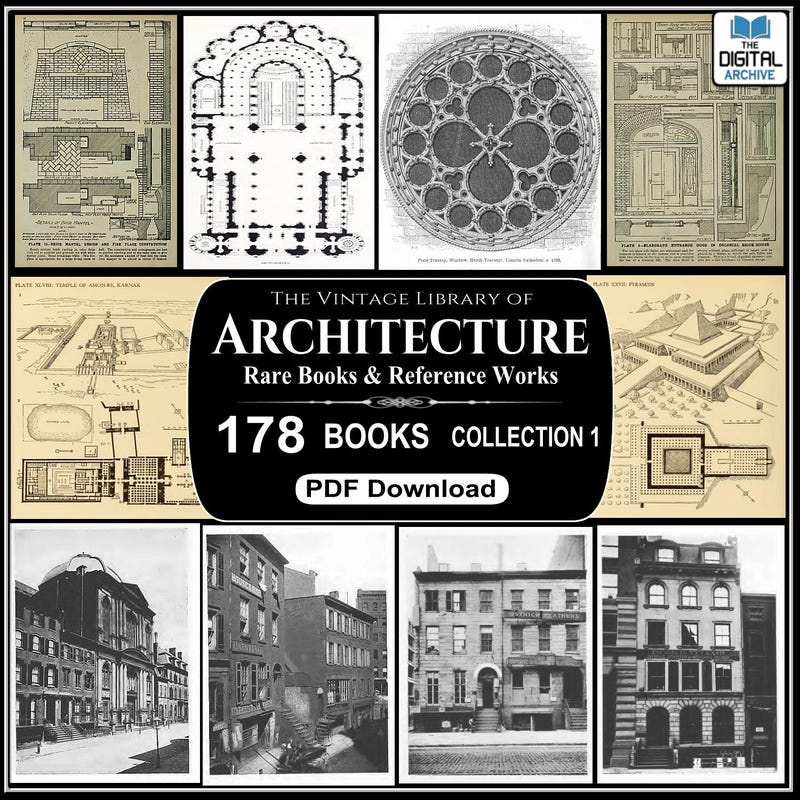 Architecture Design Books - Etsy