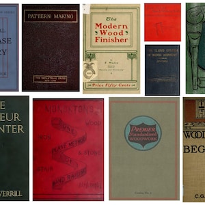 400 WOODWORKING BOOKS - Carpentry, Furniture Making, Wood Carving ...