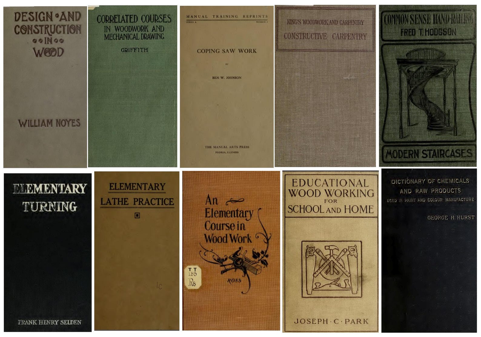 400 WOODWORKING BOOKS - Carpentry, Furniture Making, Wood Carving ...