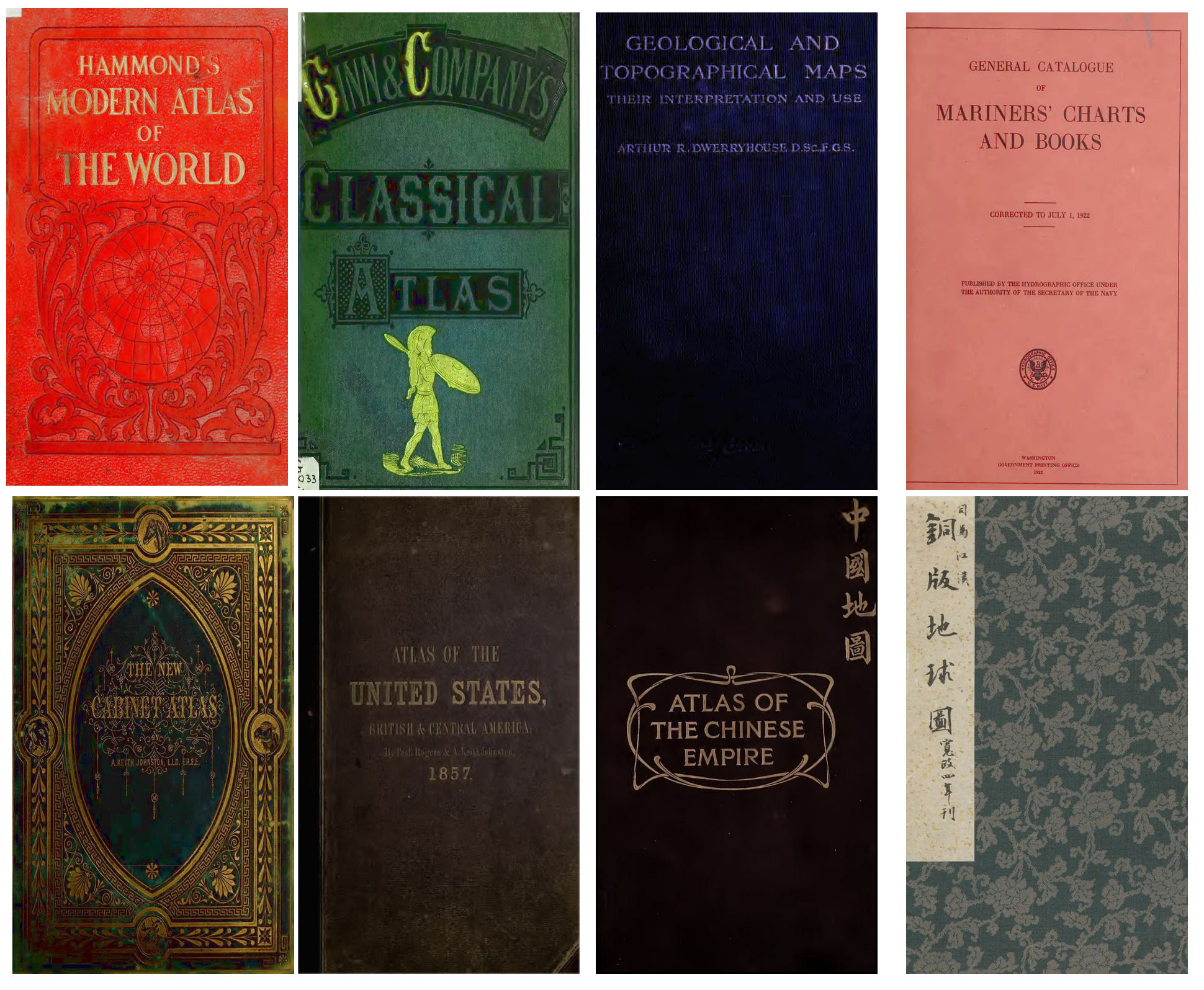 Maps, Atlases, Charts and Cartography 200 BOOKS Map Making, Rare World ...