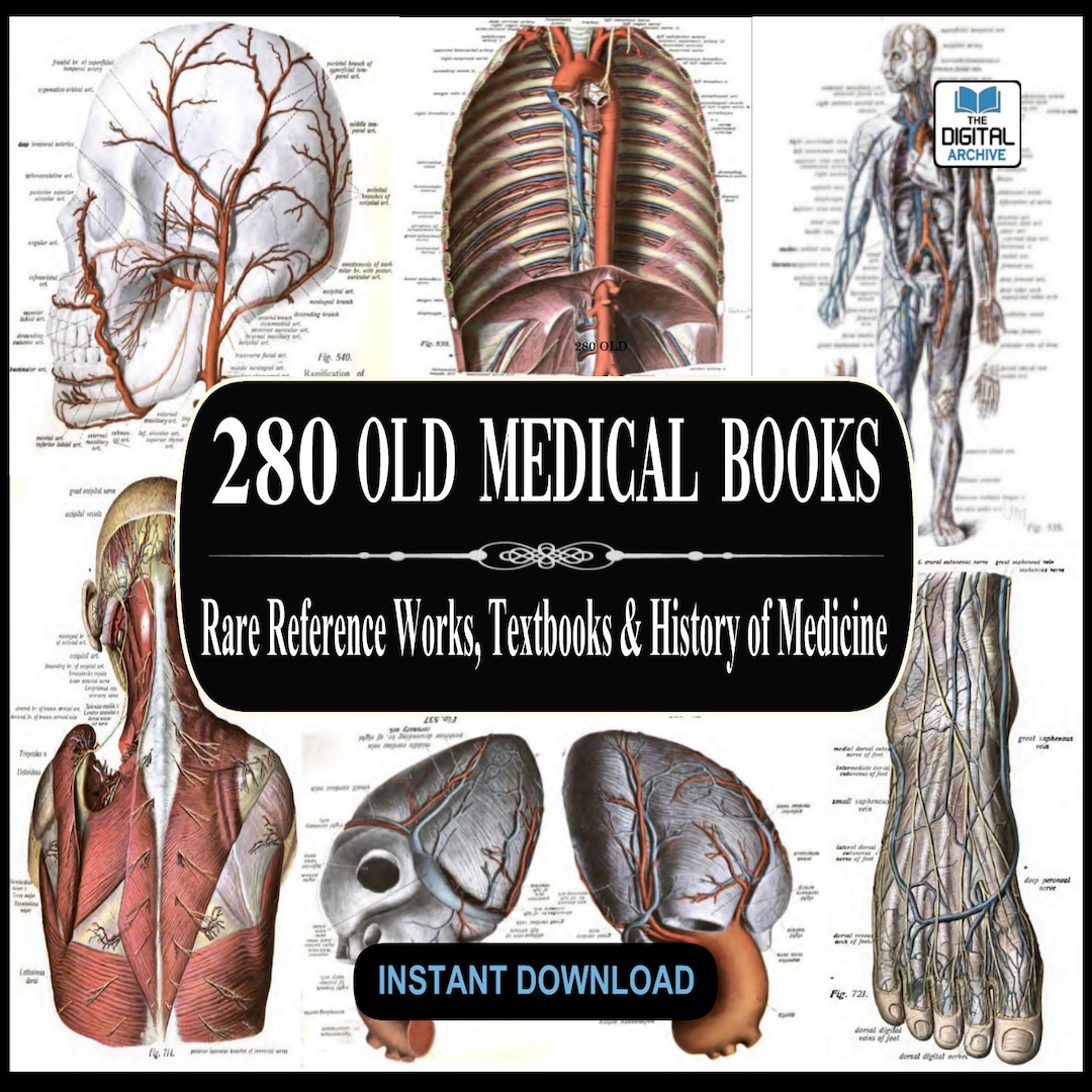 280 MEDICAL BOOKS - Anatomy, Surgery, Pathology, Post Mortem, History ...