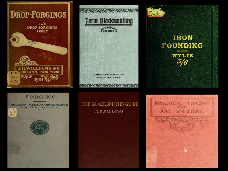 BLACKSMITH & METALWORK 375 Rare Book Collection - Etsy
