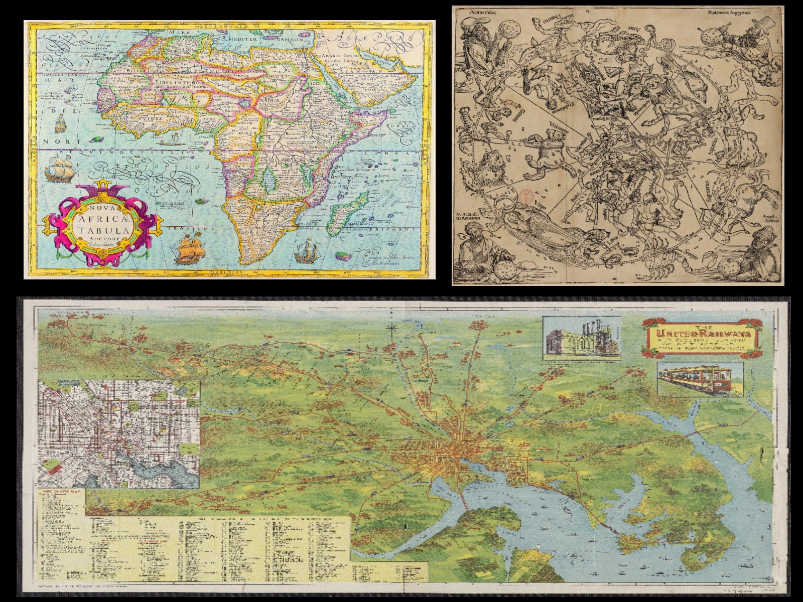 160 RARE OLD MAPS Collection Antique Maps Atlas of the World ...