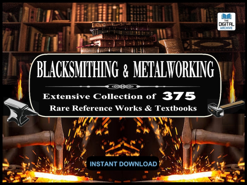 375 BLACKSMITHING & METALWORKING BOOKS: Rare Vintage, Out-of-print ...