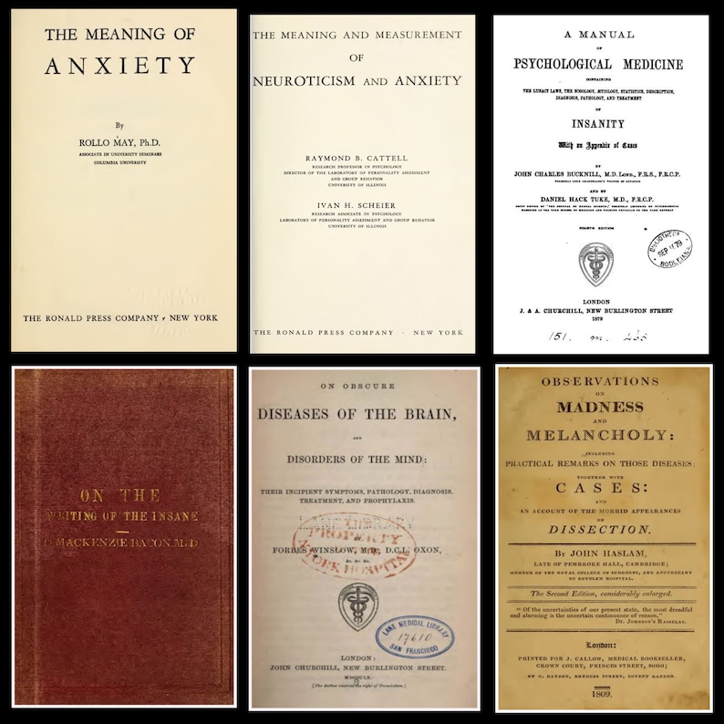106 PSYCHIATRY BOOKS - Classic Works, Textbooks, Academic References ...