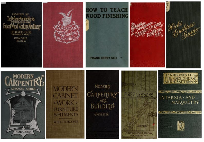400 WOODWORKING BOOKS - Carpentry, Furniture Making, Wood Carving ...