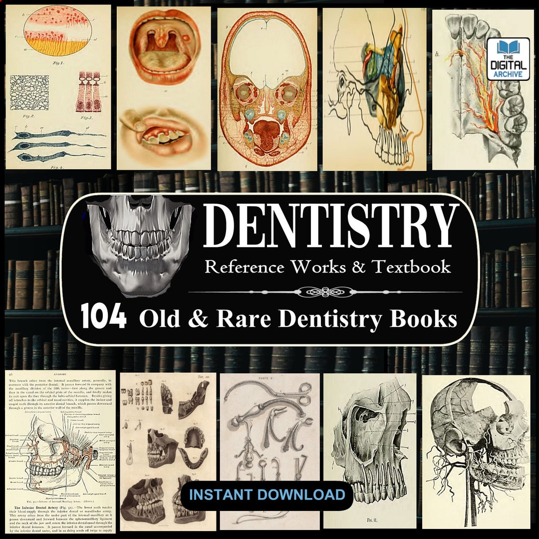 104 DENTISTRY BOOKS, Teeth, Dentist, Dental Anatomy, Surgery, Medicine ...