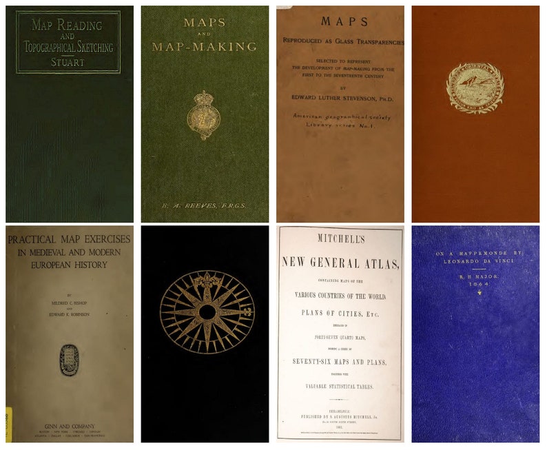200 Rare Vintage Cartography & Mapmaking Books – Historical Geography ...