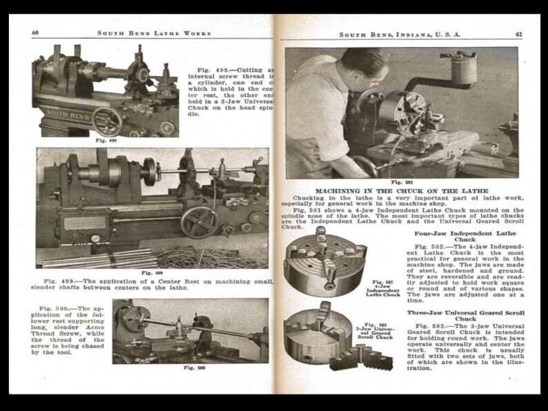 166 Rare Vintage Lathe Books, Manuals & Catalogs - Instant PDF Download ...