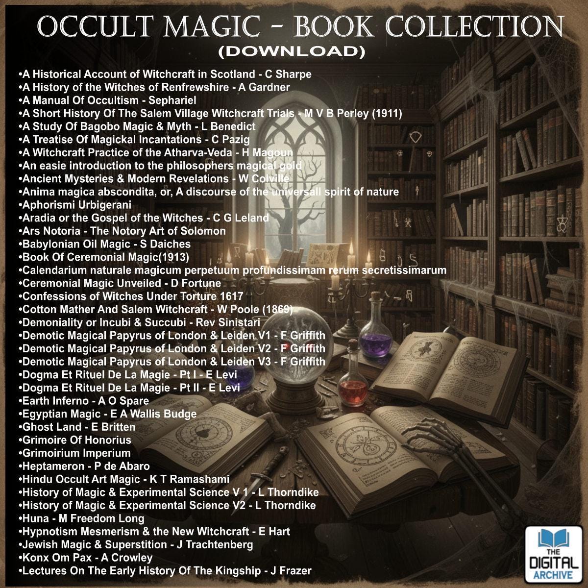 Rare Occult Magic Library 156 Books (instant PDF Download) - Etsy