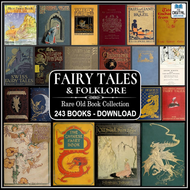 243 Fairy Tales and Folklore Book Collection – Rare and Timeless ...