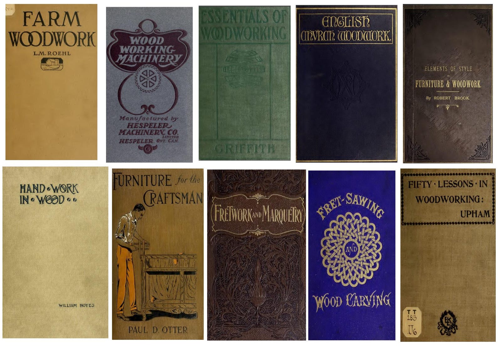 400 WOODWORKING BOOKS - Carpentry, Furniture Making, Wood Carving ...