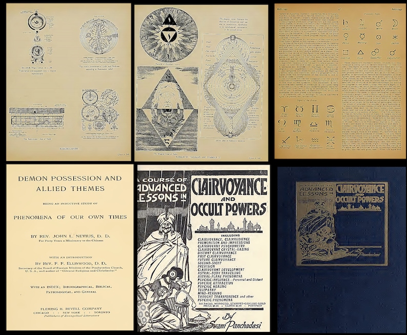 21 Old Occult Books - Rare Titles - Supernatural, Witchcraft ...
