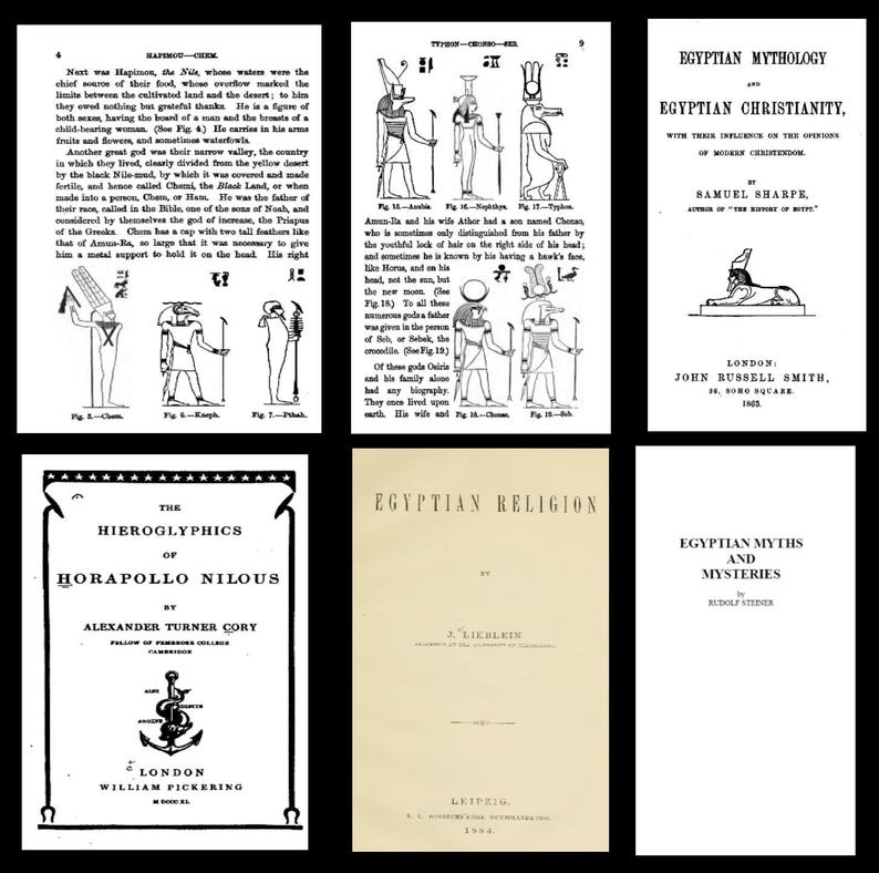 Ancient Egyptian Mythology, Religion & Occultism Digital Collection ...