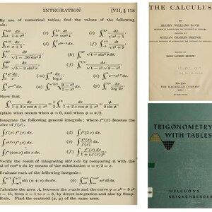 1010 MATHEMATIC BOOKS LIBRARY - Maths Old, Rare, Textbooks, Calculus ...