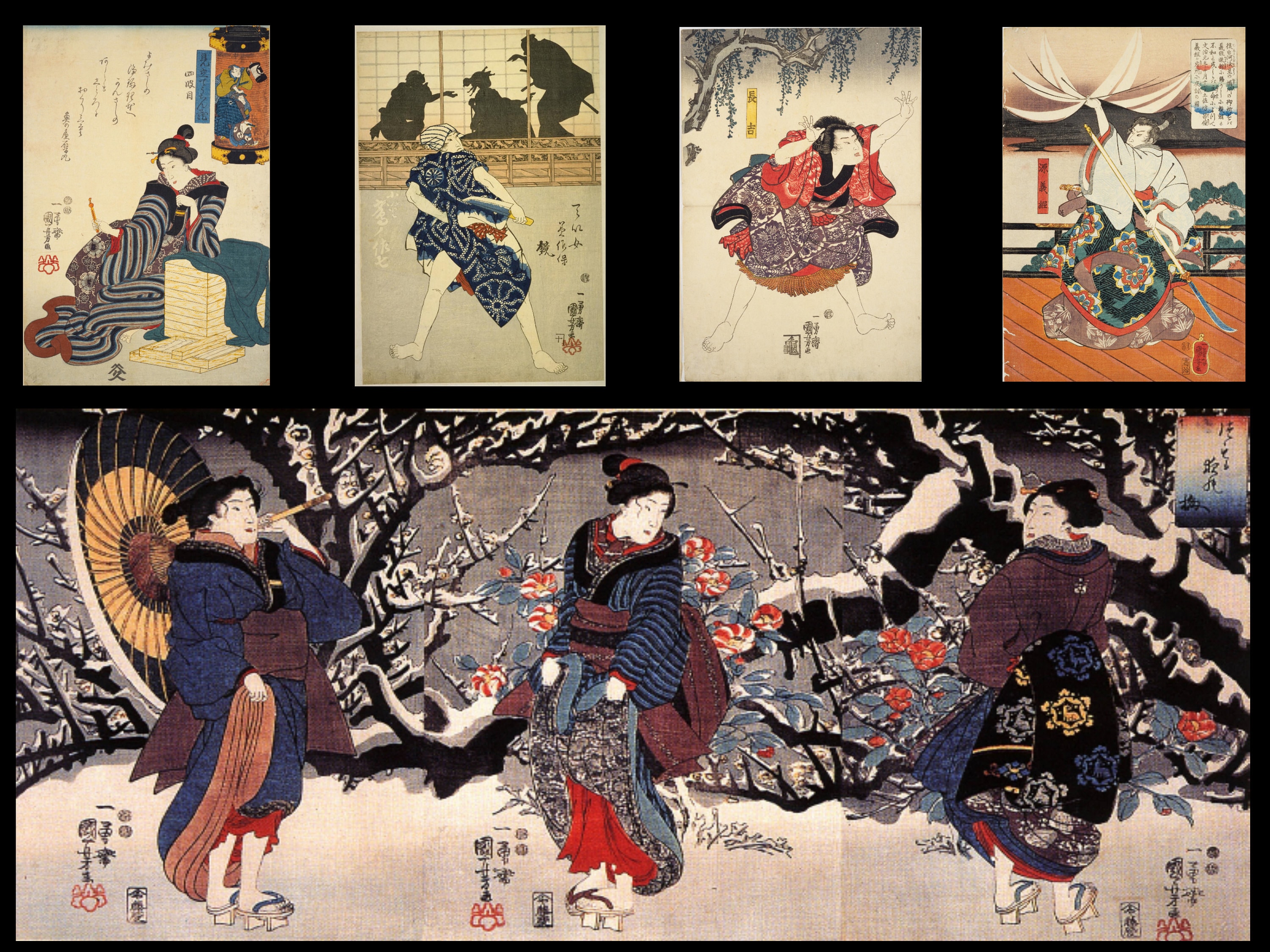 116 Utagawa Kuniyoshi Japanese Ukiyo-e Art Images (digital Download) - Etsy