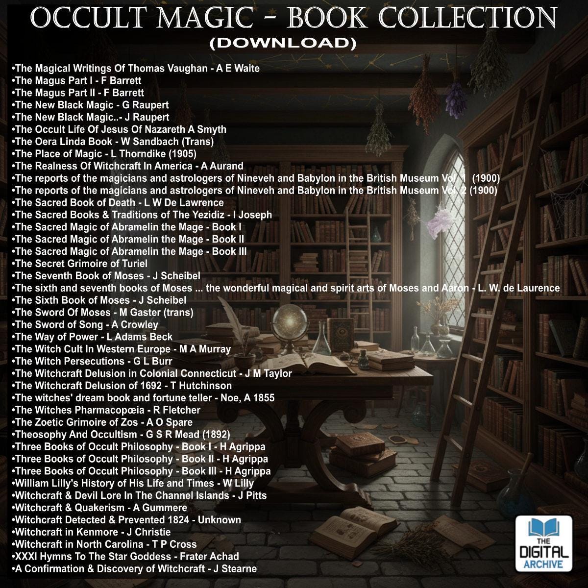 Rare Occult Magic Library 156 Books (instant PDF Download) - Etsy
