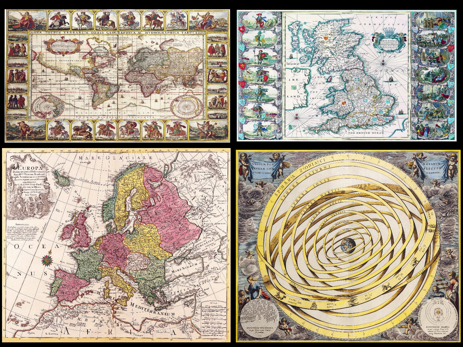 160 RARE OLD MAPS Collection Antique Maps Atlas of the World ...