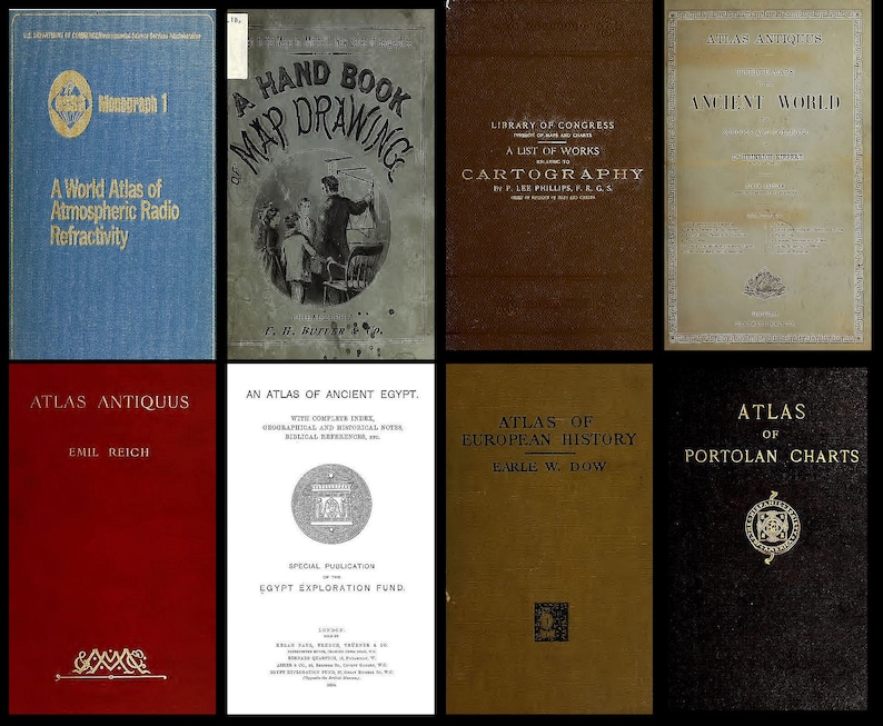200 Rare Vintage Cartography & Mapmaking Books – Historical Geography ...