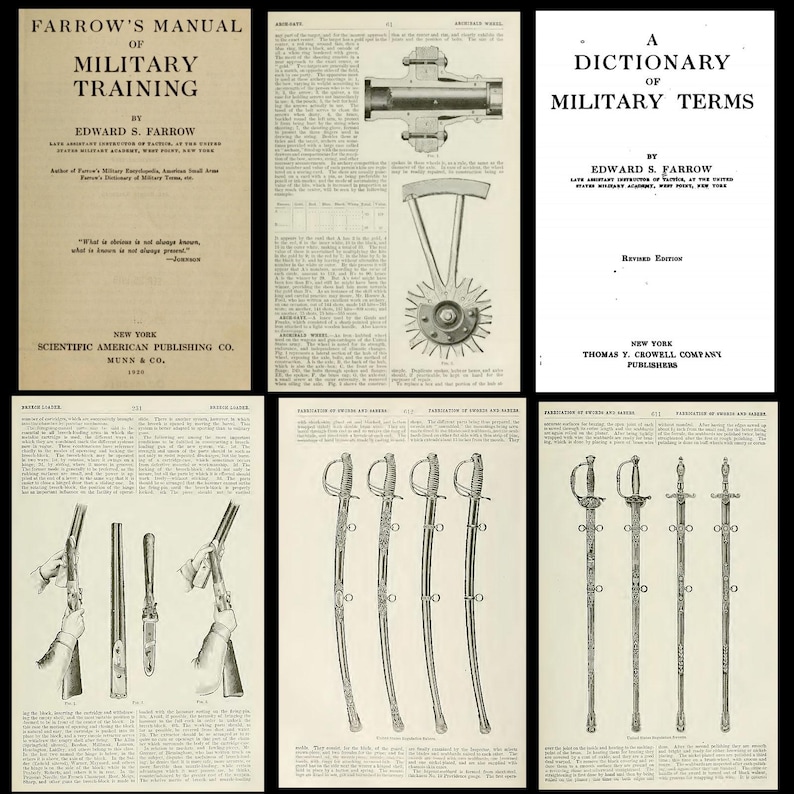 Farrow's Military Encyclopedia - Complete Rare 3 Volume Set, Firearms ...
