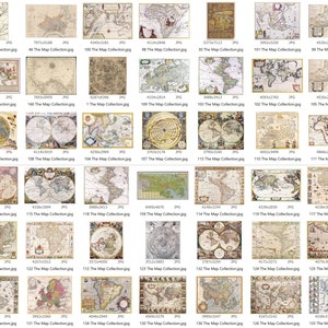 160 RARE OLD MAPS Collection - Antique Maps Atlas of the World ...