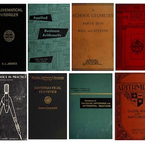 300 MATHEMATICS BOOK LIBRARY Maths Old, Rare, Textbooks, Calculus ...
