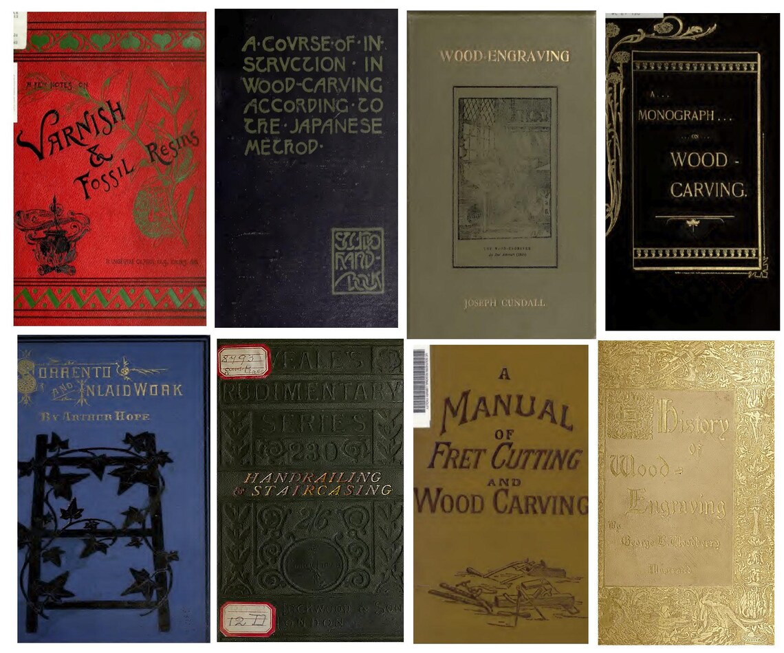400 WOODWORKING BOOKS - Carpentry, Furniture Making, Wood Carving ...
