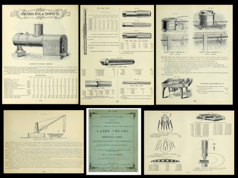 350 MACHINE SHOP BOOKS Lathe, Milling Machines, Blacksmith, Machinist ...