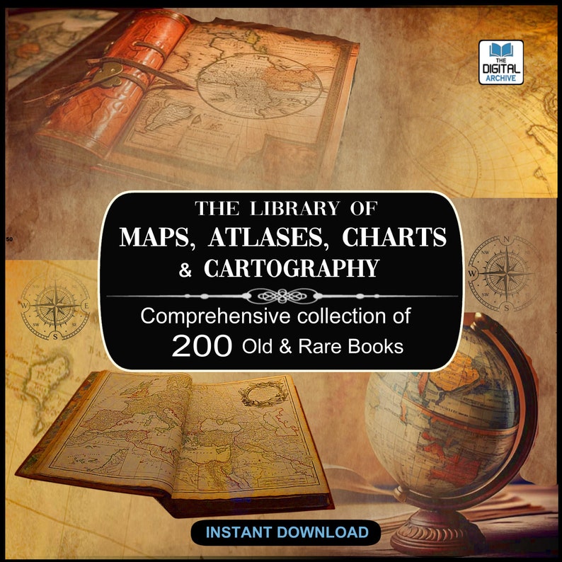 Maps, Atlases, Charts and Cartography - 200 BOOKS - Map Making, Rare ...