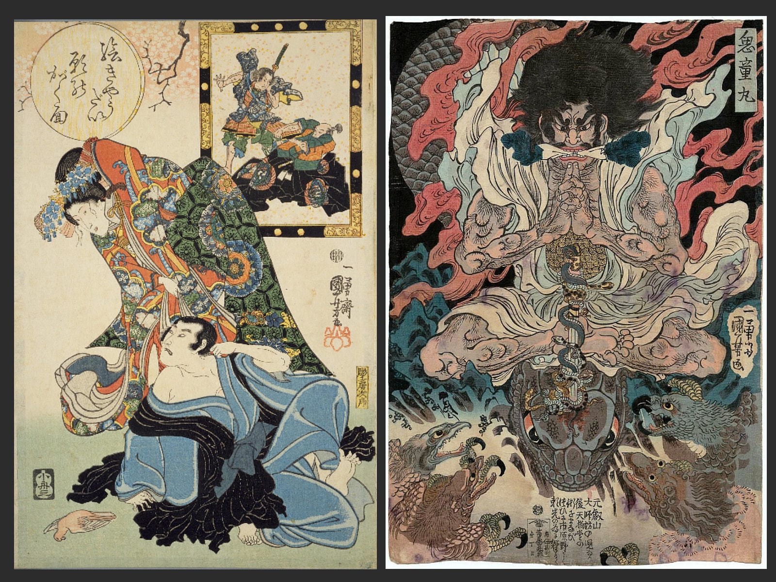 116 Japanese UKIYO-E STYLE Art Images - Artwork of Utagawa Kuniyoshi Digital Print Collection ...