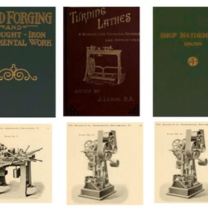 350 Machine Shop Books - Lathe, Milling, Blacksmithing, Metal Working ...