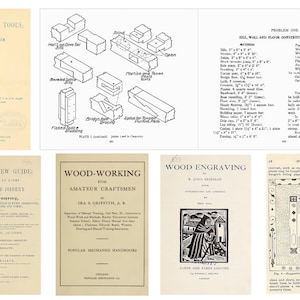 400 WOODWORKING BOOKS - Carpentry, Furniture Making, Wood Carving ...