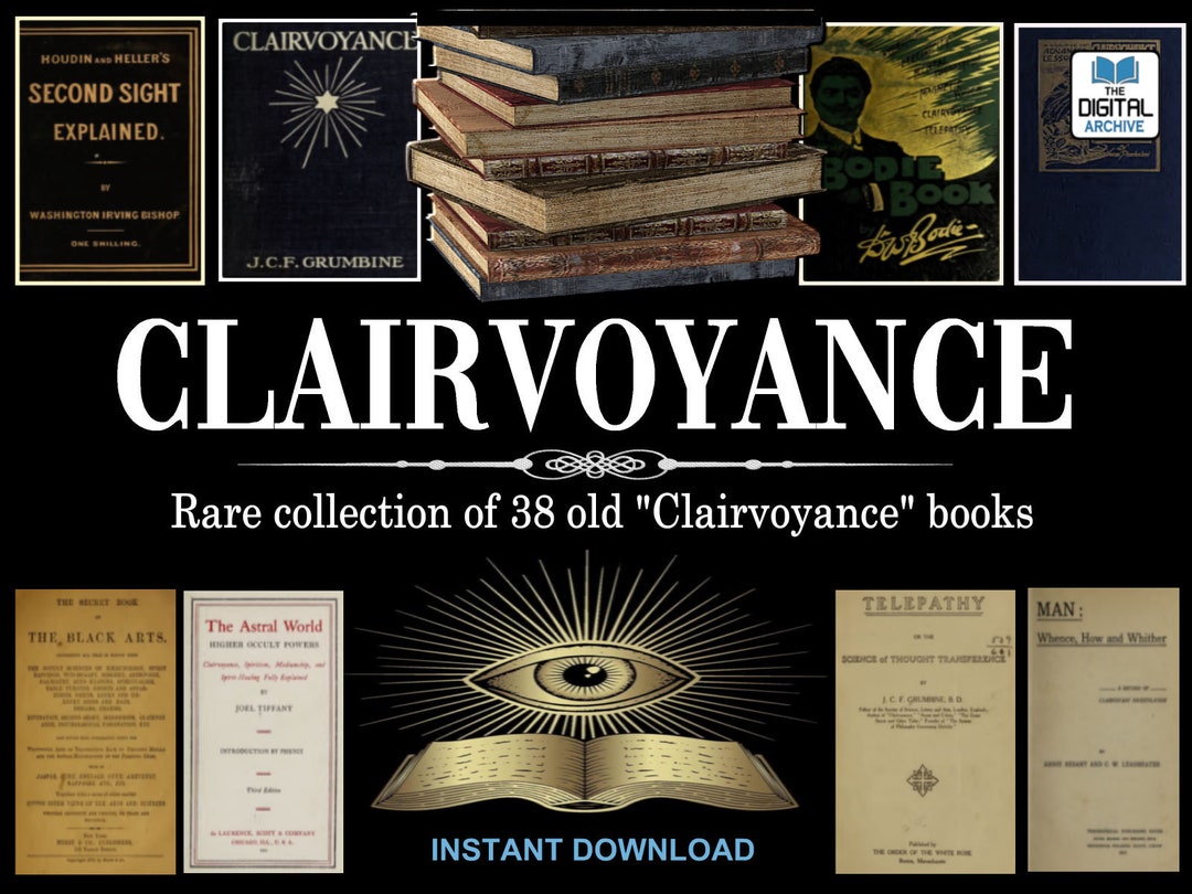Clairvoyance & Psychic Powers: 38 Rare Occult Books (digital Download ...