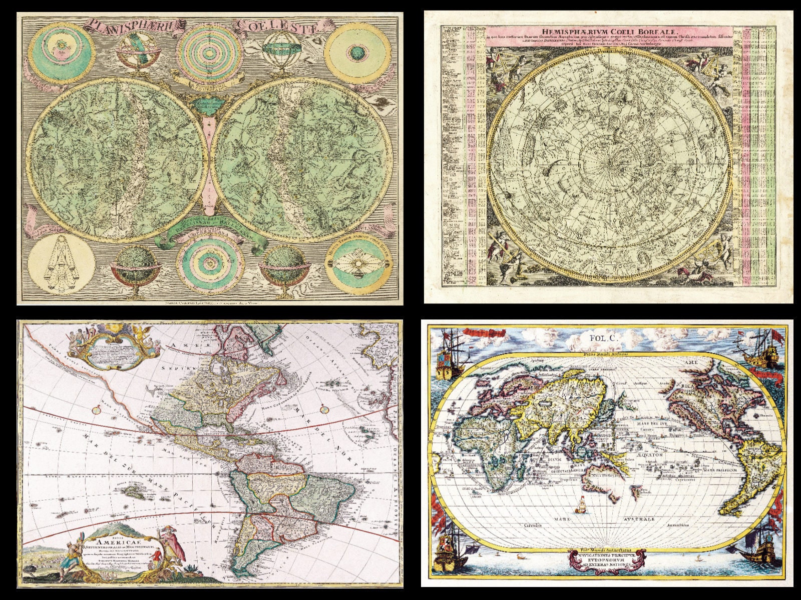 160 RARE OLD MAPS Collection Antique Maps Atlas of the World ...
