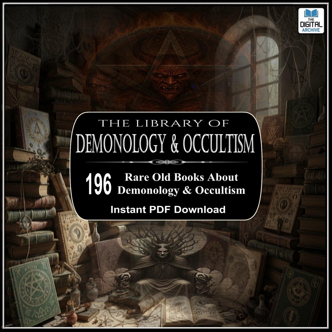 DEMONOLOGY & OCCULTISM - 196 Book Collection – Ancient Magic ...