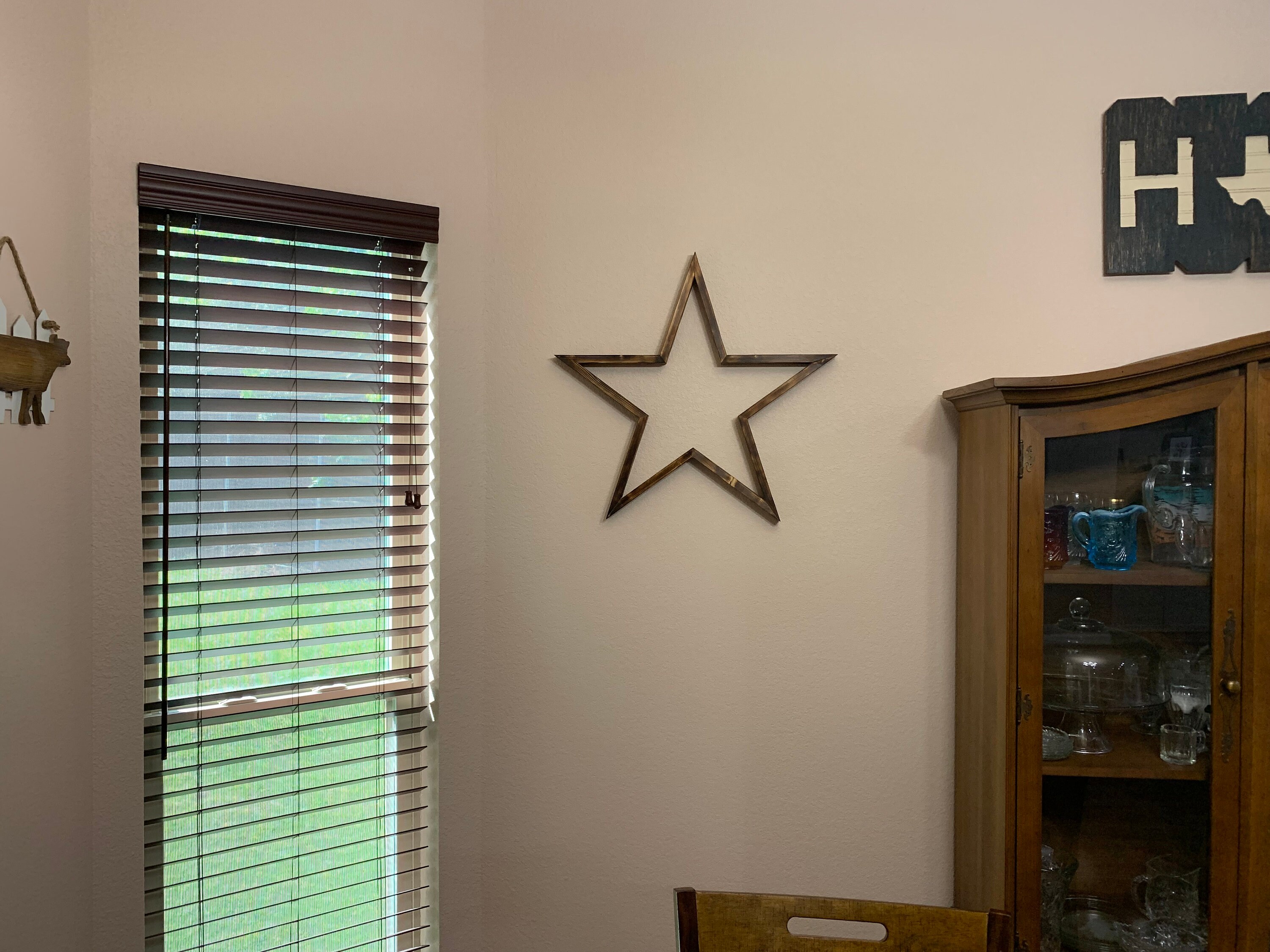 Large 24 Inch Rustic Wooden Star / Rustic Farmhouse Wood Star ...