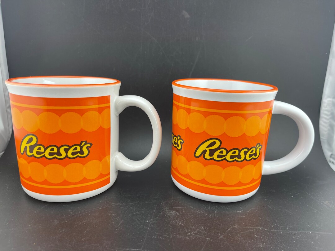Pair (2) VINTAGE Galerie Reese’s Circles Mug Coffee Cup Gift for Reese ...