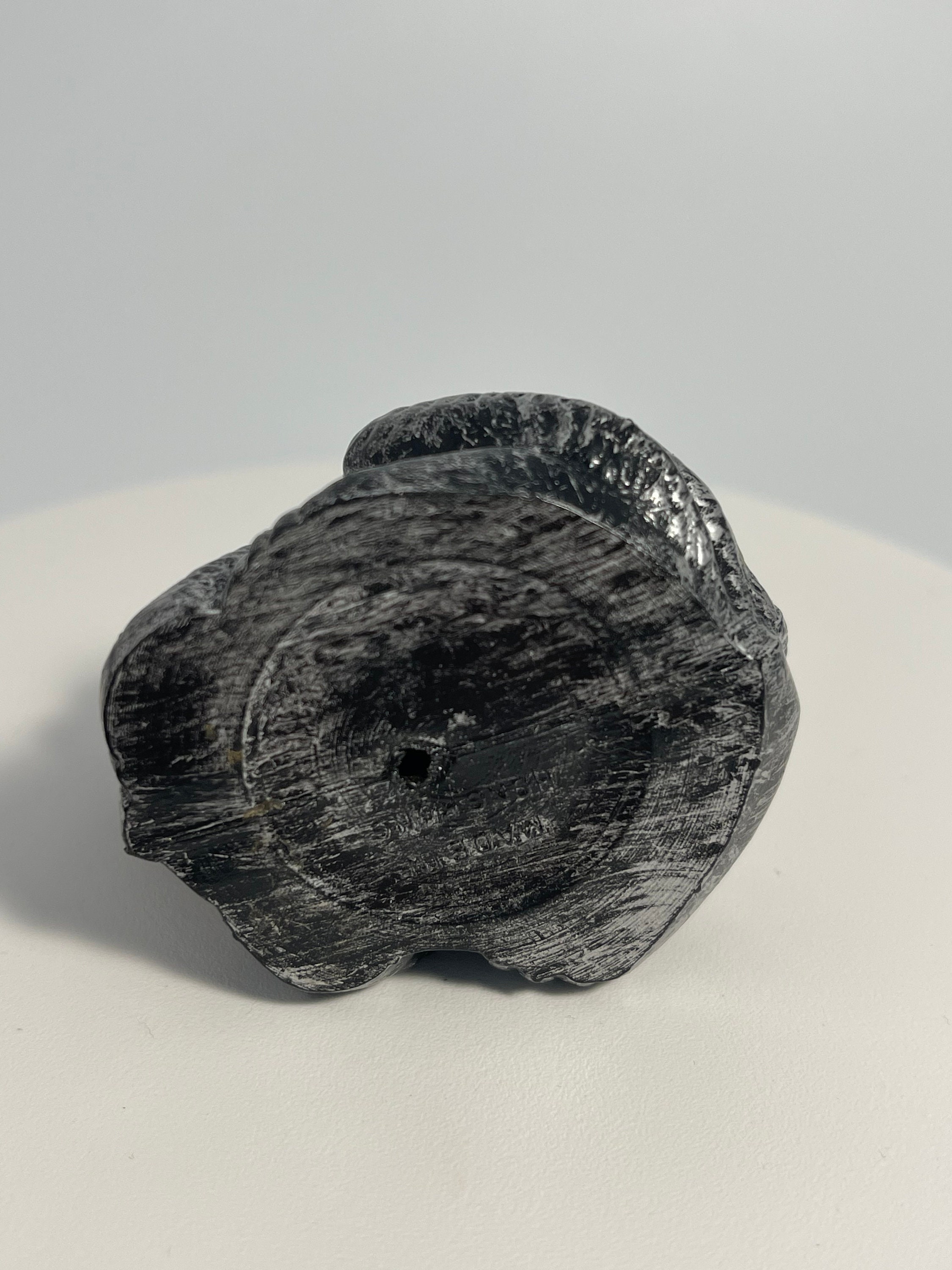 Vintage Plastic Metallic Silver Frog Figurine Gothic Frog Sparkly Eyes ...