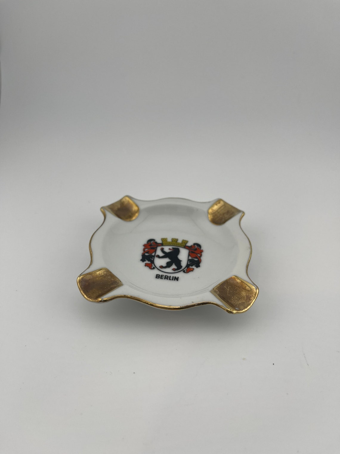 Vintage German Ashtray Coat of Arms Berlin Souvenir Trinket Dish - Etsy