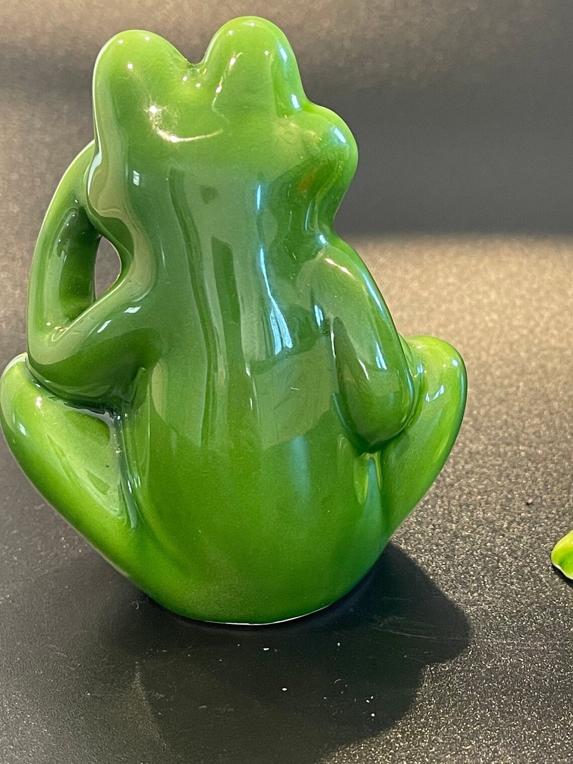 Vintage Frog Wearing Glasses Norcrest Collector Frogs Hand Painted Made ...