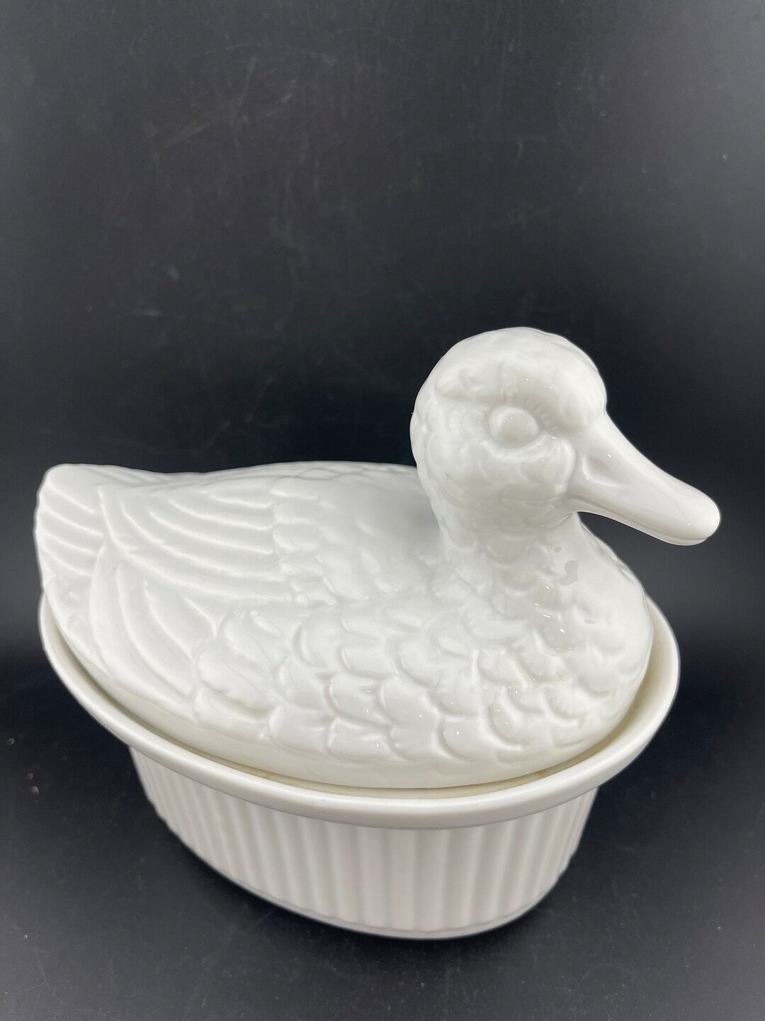 Vintage Mini Casserole Dish With Duck Cover, Pate Dish, French Culinary ...
