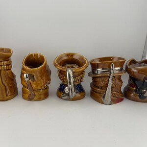 5 Vintage Toby Mug Jug Stein, Lord Nelson Pottery, Vintage Drinking Mug ...