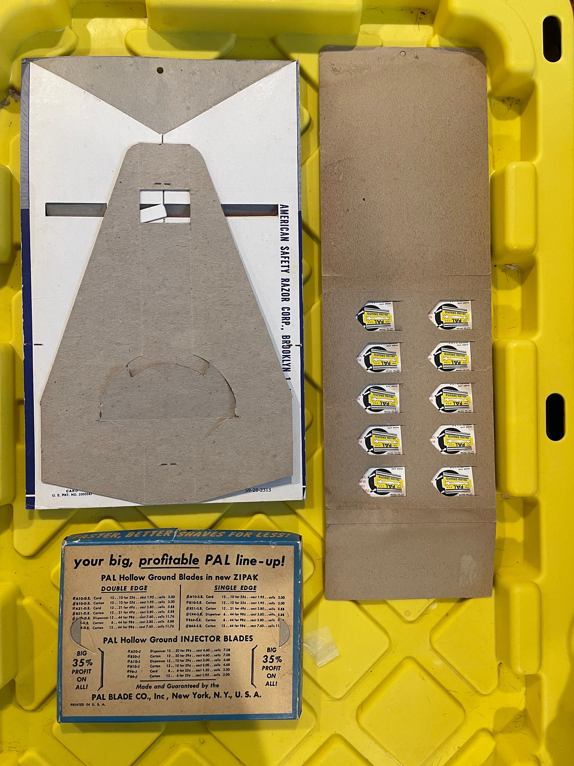 Vintage Razor Blade Store Displays Original Box NOS - Etsy
