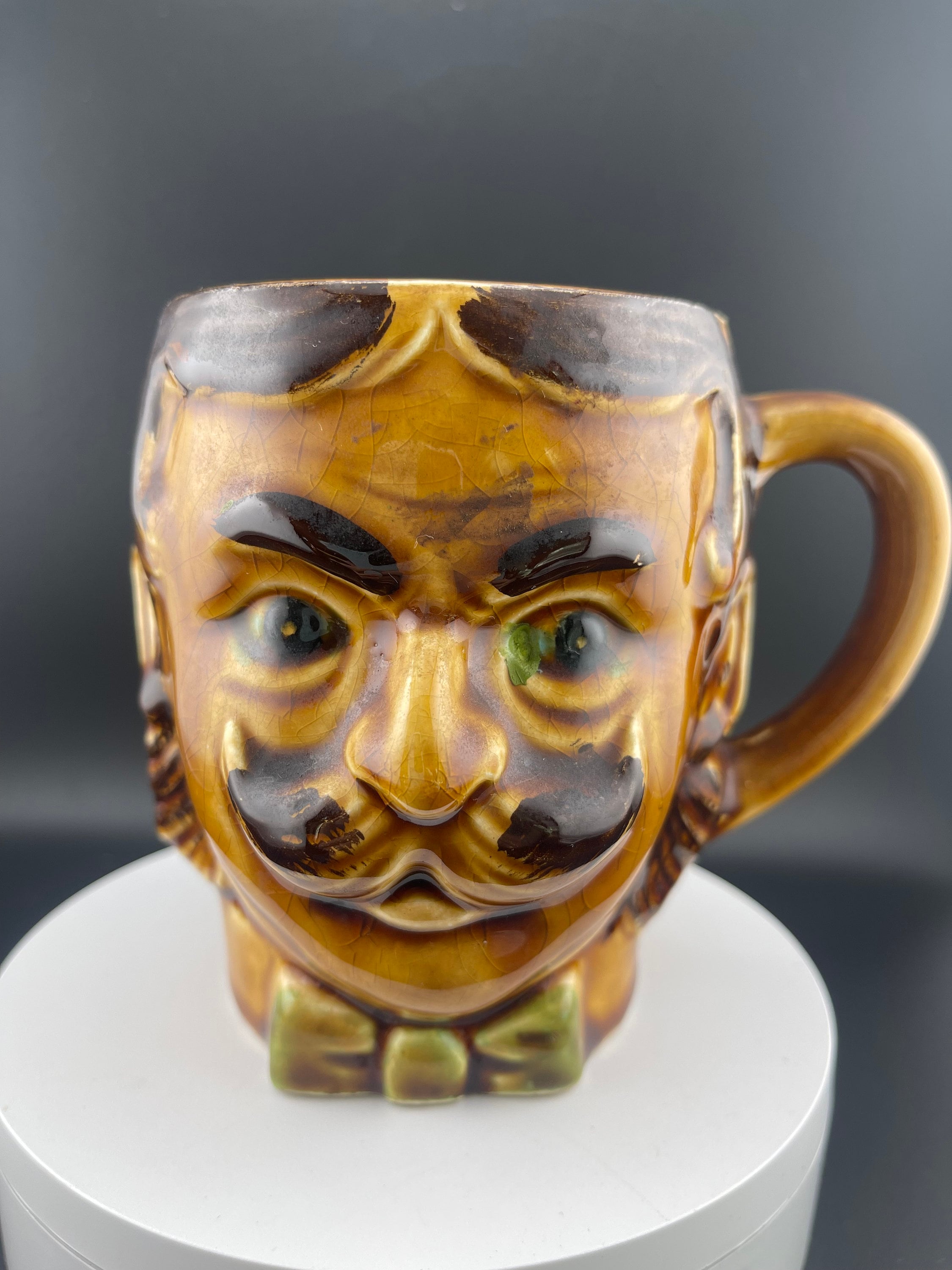 Vintage Toby Mustache Protecting Mug Made in Japan Wierd Mug - Etsy