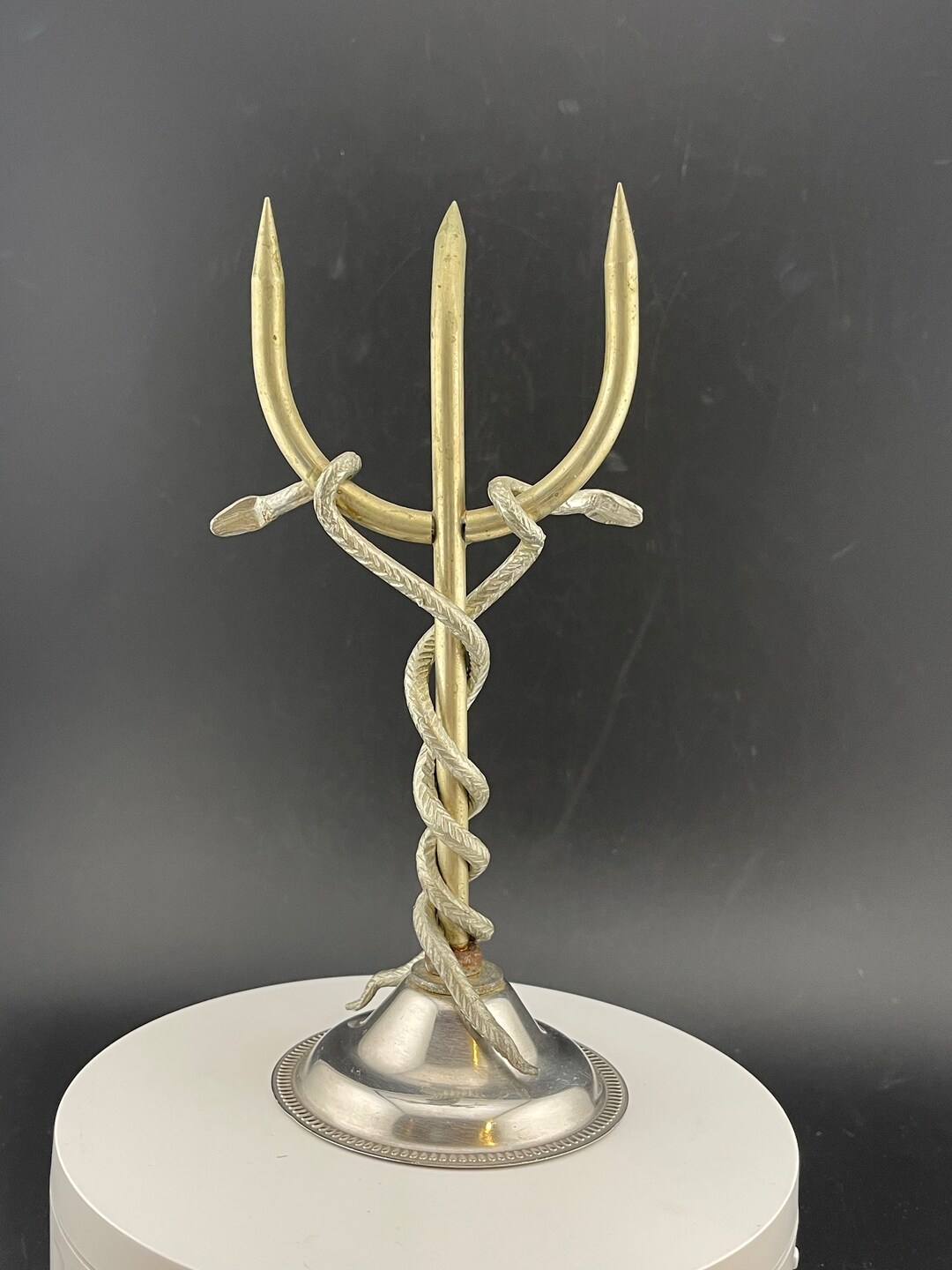 Hand Forged Snake Trident Stainless Steel One of a Kind - Etsy